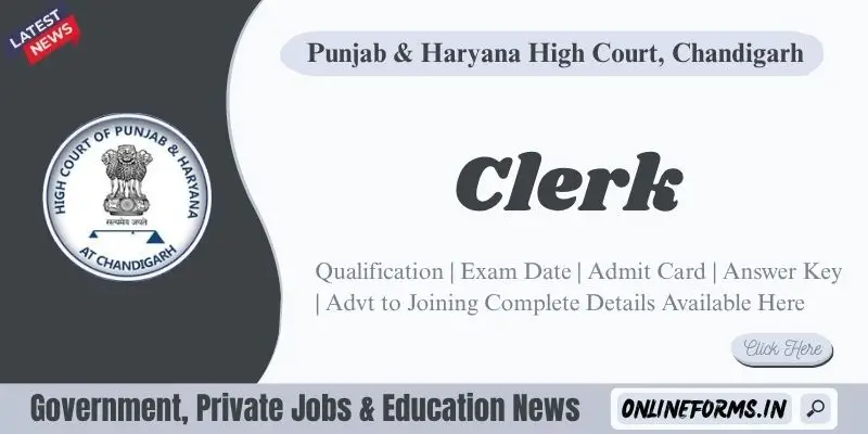 Haryana Court Clerk Recruitment 2026 Apply For 1265 Vacancies